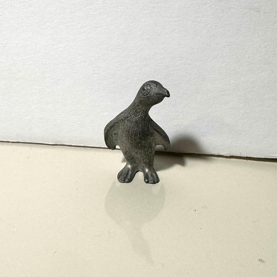 Vintage Spoontiques Pewter Penguin Miniature Collectible Figurine. P58 ...