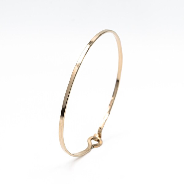 Thin Bangle Bracelet - Etsy