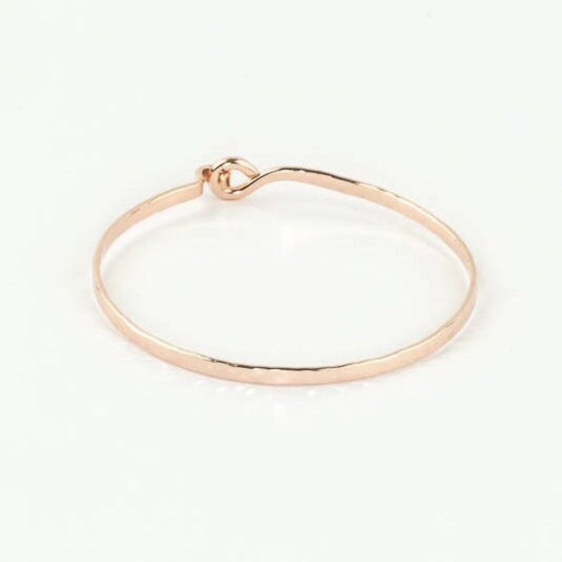 Textured 14K Rose Gold Filled Bangle Gold Cuff Bangle Rose - Etsy