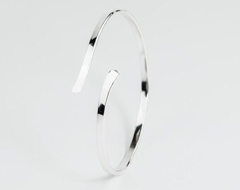 Solid Silver Cuff - Etsy