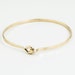 Yellow Gold Filled Bangle, Open Bangle, Textured Bracelet, Gold Bangle ...