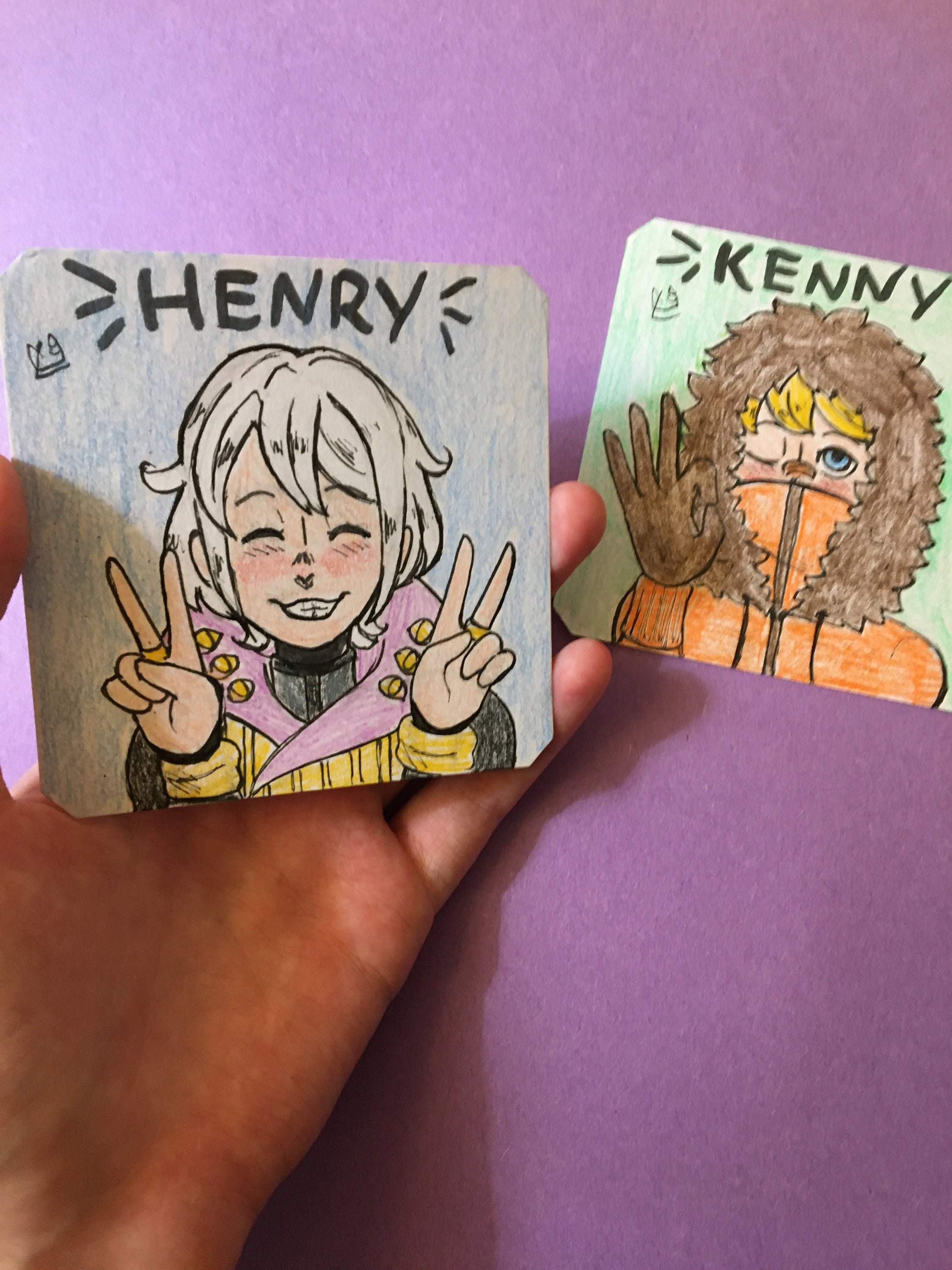 Hand Drawn Character Headshots multifandom - Etsy