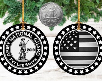 National Guard Ornament National Guard Christmas Ornaments | Etsy