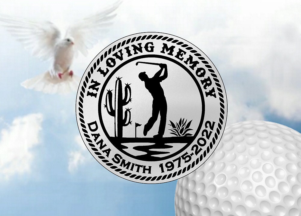 In Loving Memory Memorial Stainless Steel Golf Ball Marker - Golfing ...