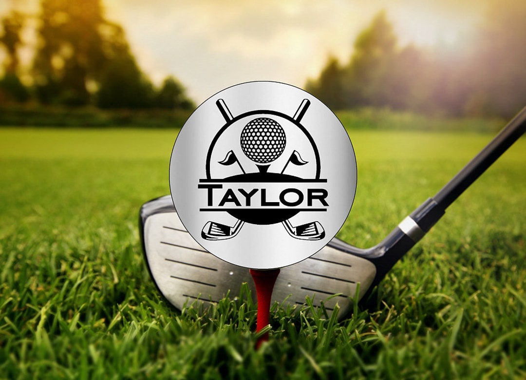 Golf Ball Marker Ball Clubs and Flags Design Magnetic Stainless Steel ...