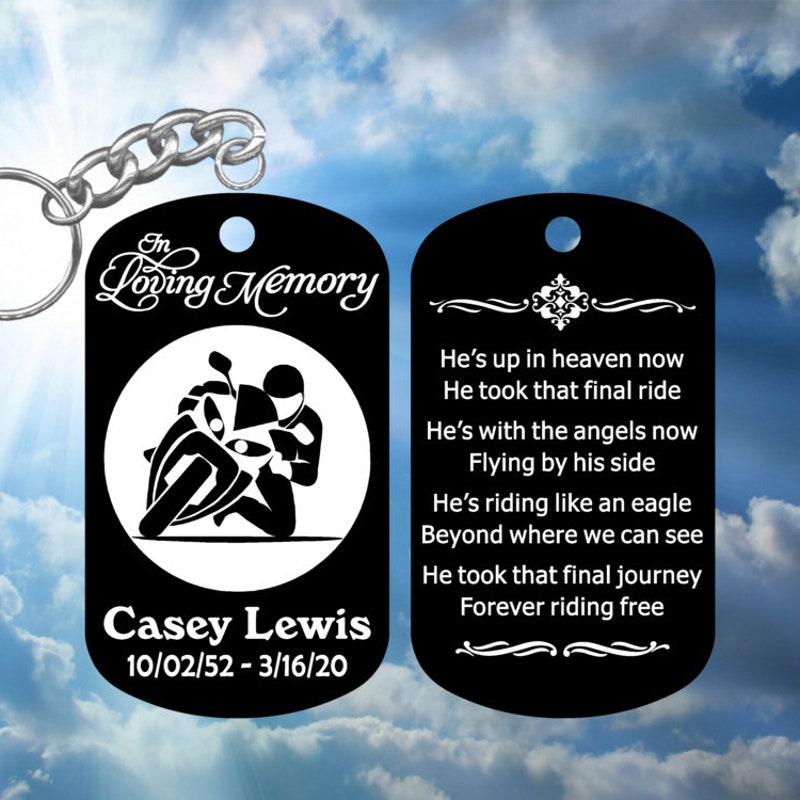 Biker Memorial Patch - Etsy