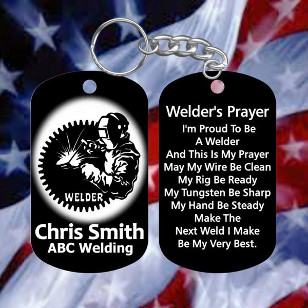 Welder Keychain - Etsy