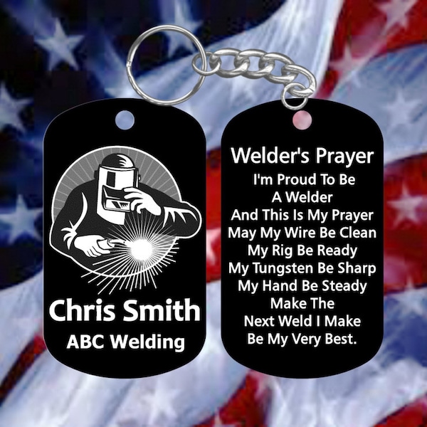 Welder Keychain - Etsy