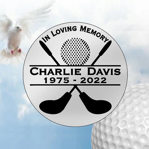 Golf Memorial Cards - Etsy