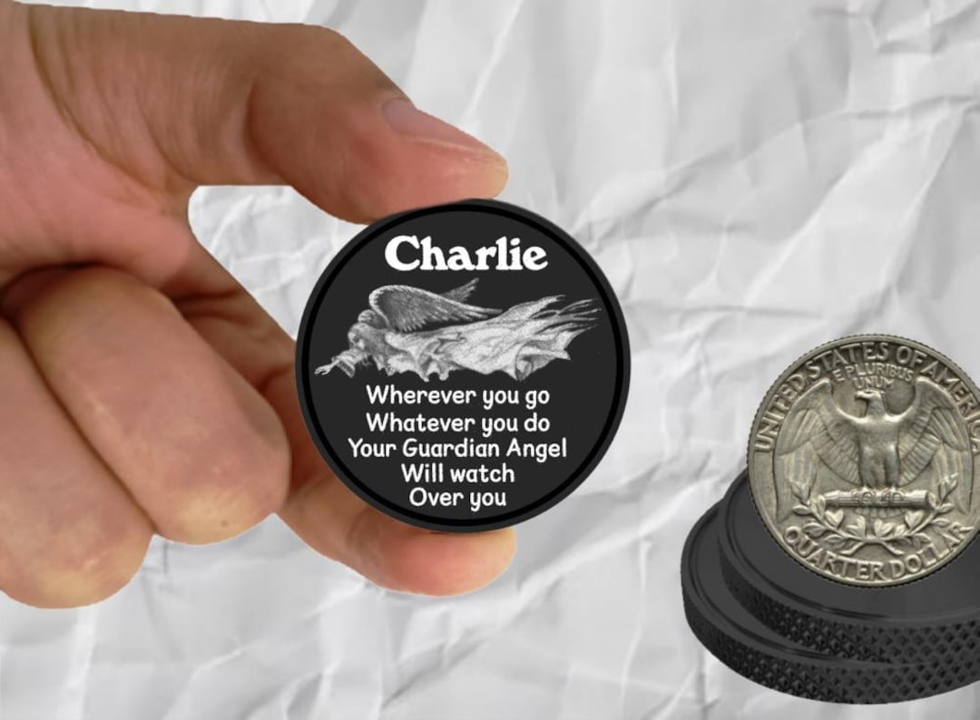 Guardian Angel Personalized Pocket Coin for Family or Friends - Premium ...