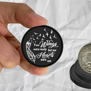 In Loving Memory Personalized Memorial Pocket Coin Made in the USA - Etsy