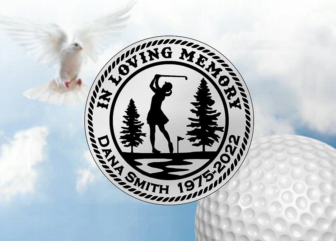 In Loving Memory Memorial Stainless Steel Golf Ball Marker - Golfing ...