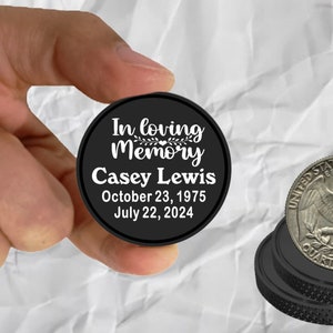 In Loving Memory Personalized Memorial Pocket Coin Made in the USA - Etsy