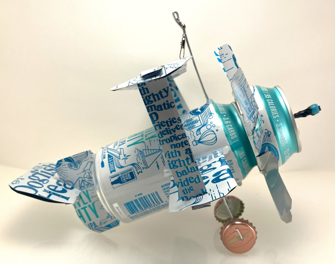 Airplane Whirl-a-gig Made From Dogfish Head Slightly Mighty IPA Beer ...