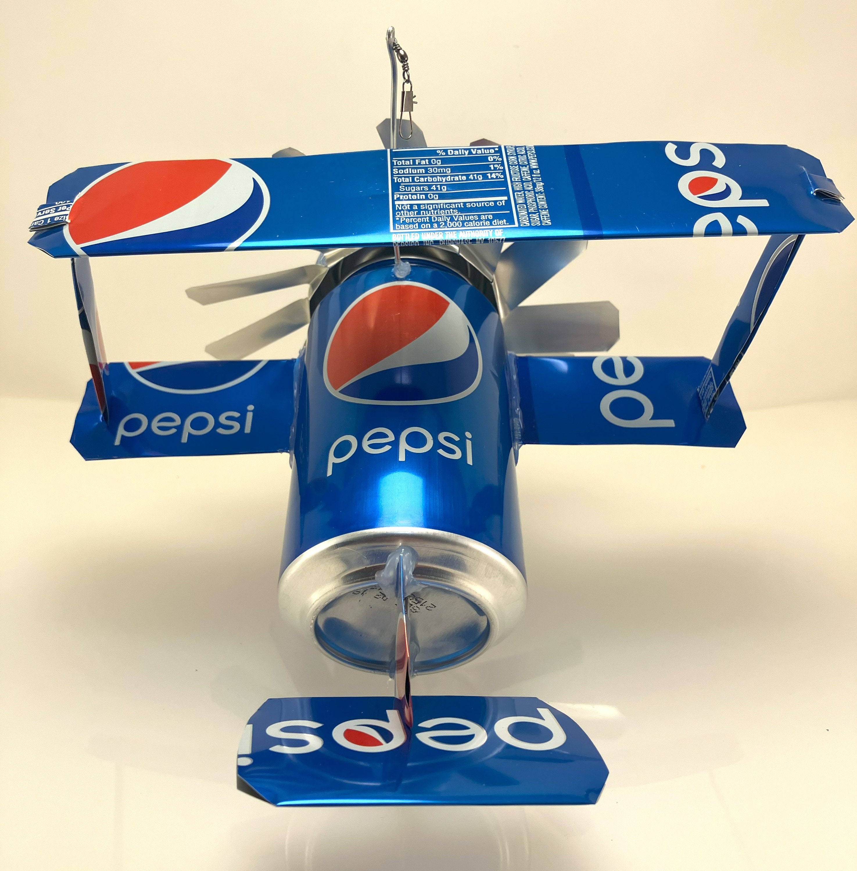 Airplane Whirl-a-gig Made From Pepsi Cola Cans - Etsy