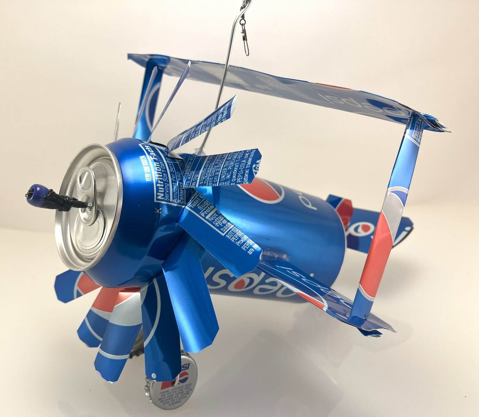 Airplane Whirl-a-gig Made From Pepsi Cola Cans - Etsy