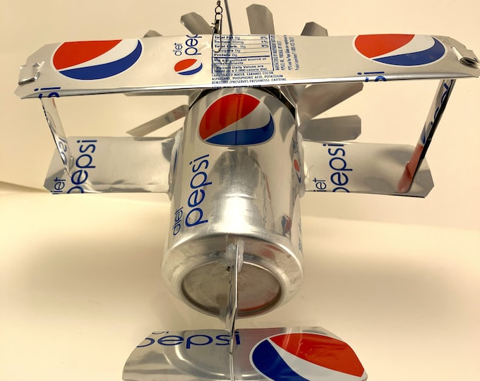 Airplane Wind Chime Made From Diet Pepsi Cola Cans - Etsy