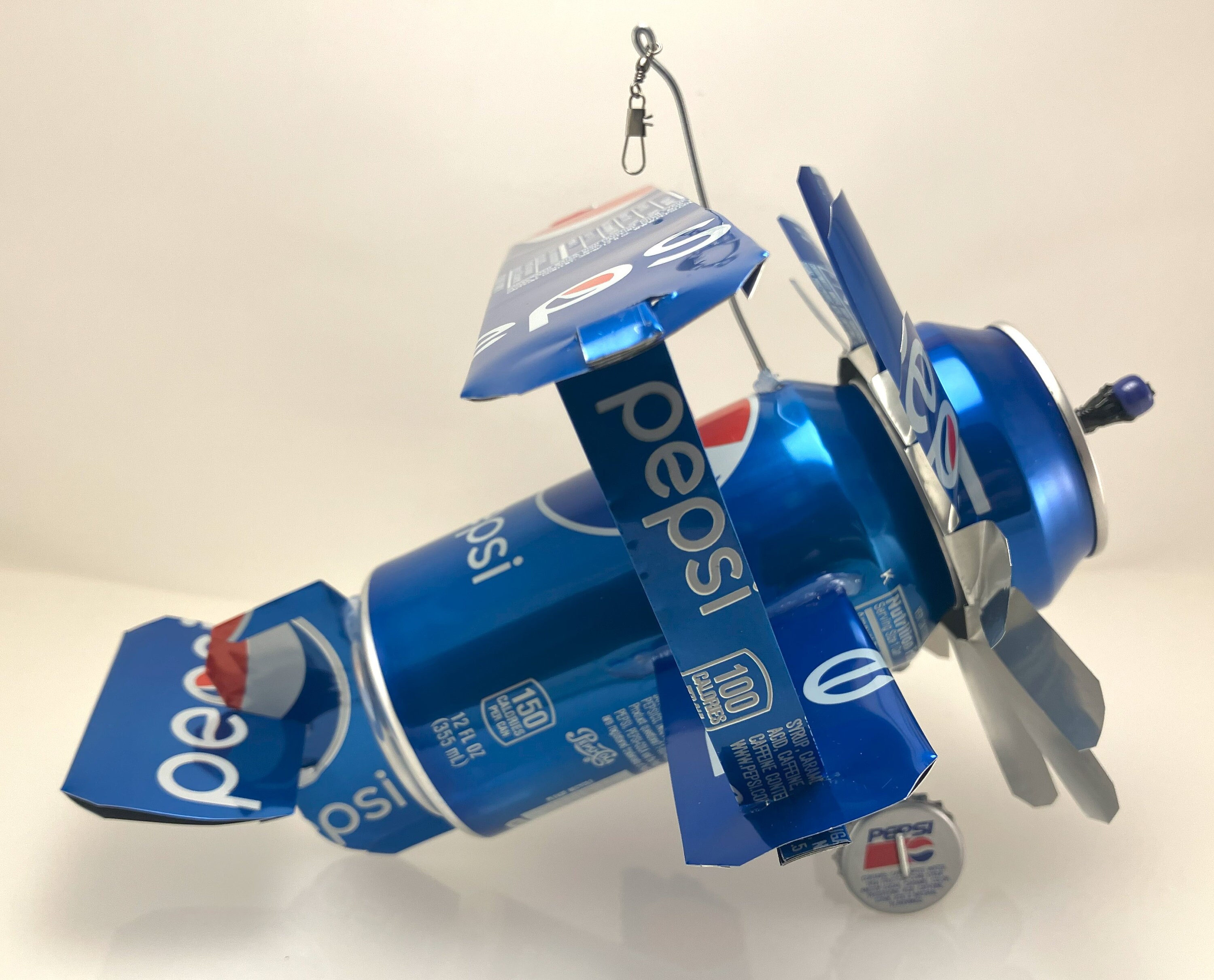 Airplane Whirl-a-gig Made From Pepsi Cola Cans - Etsy