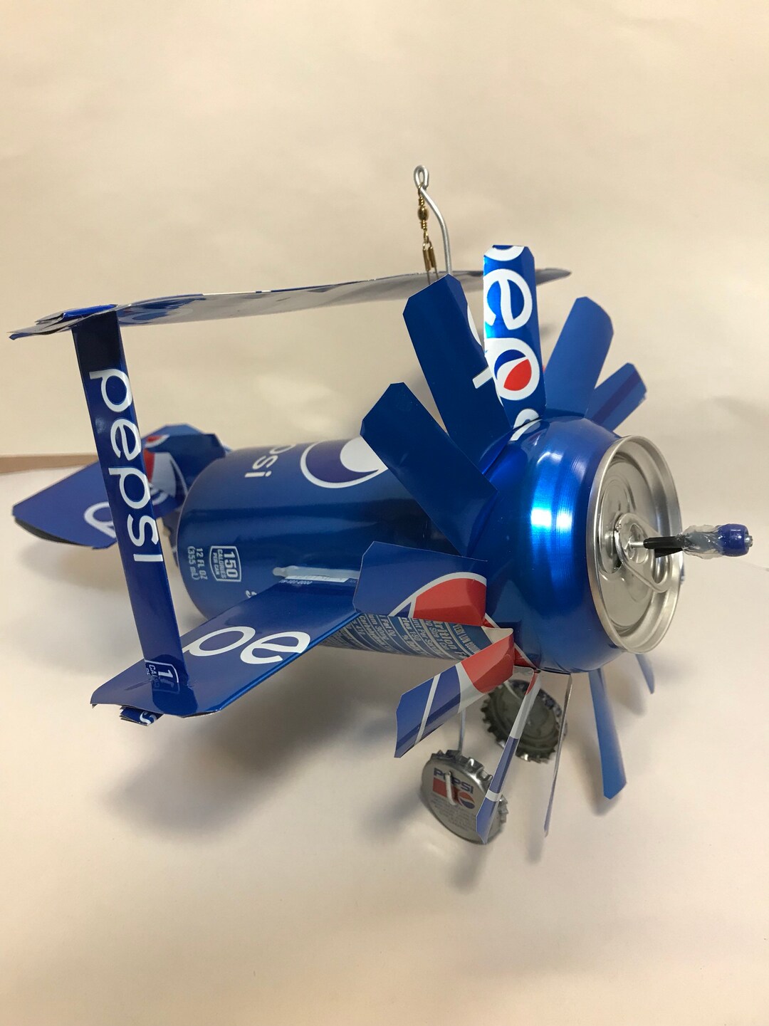 Airplane Whirl-a-gig Made From Pepsi Cola Cans - Etsy