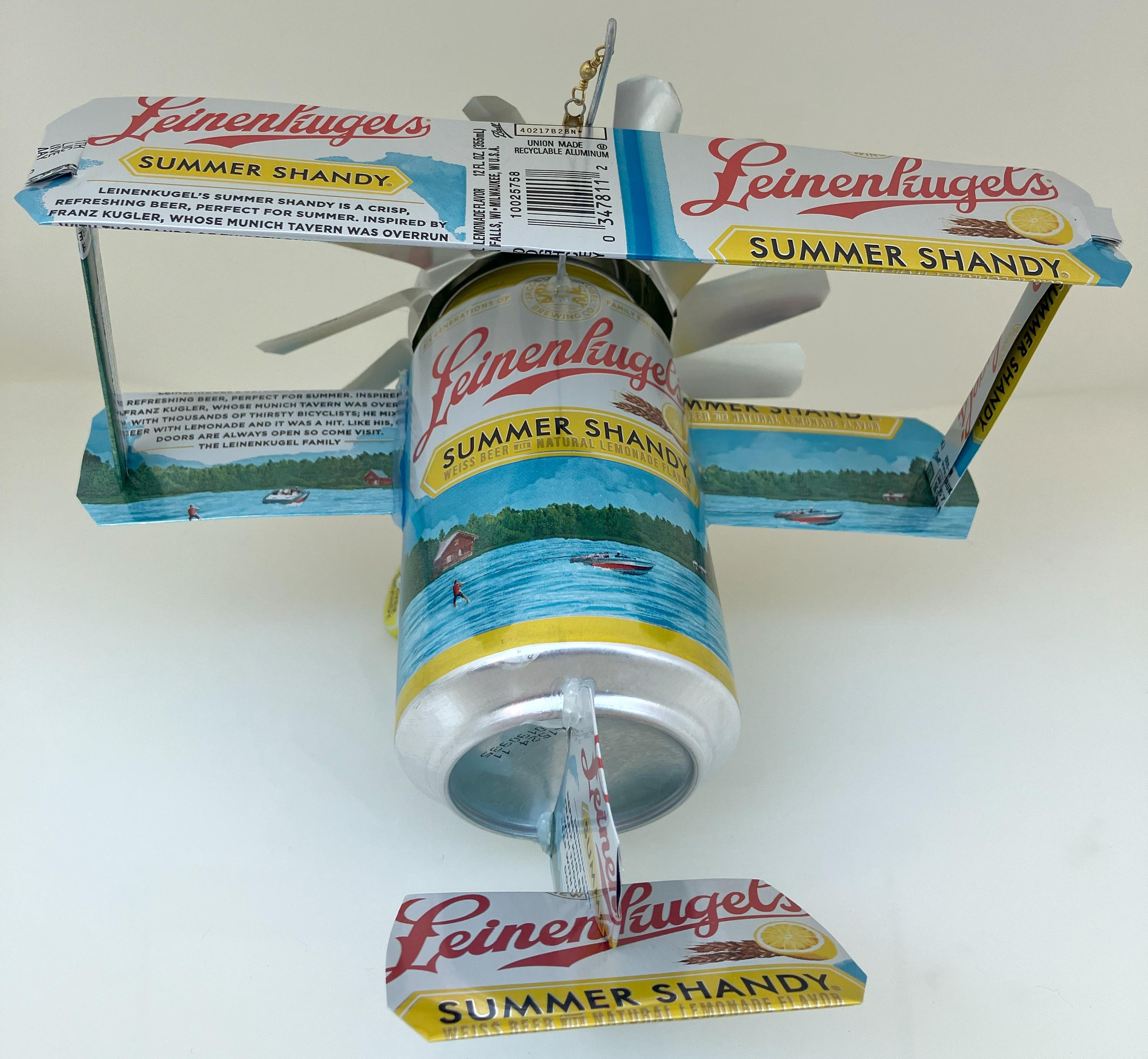 Airplane Whirl-a-gig Made From Leinenkugel's Summer Shandy Cans - Etsy
