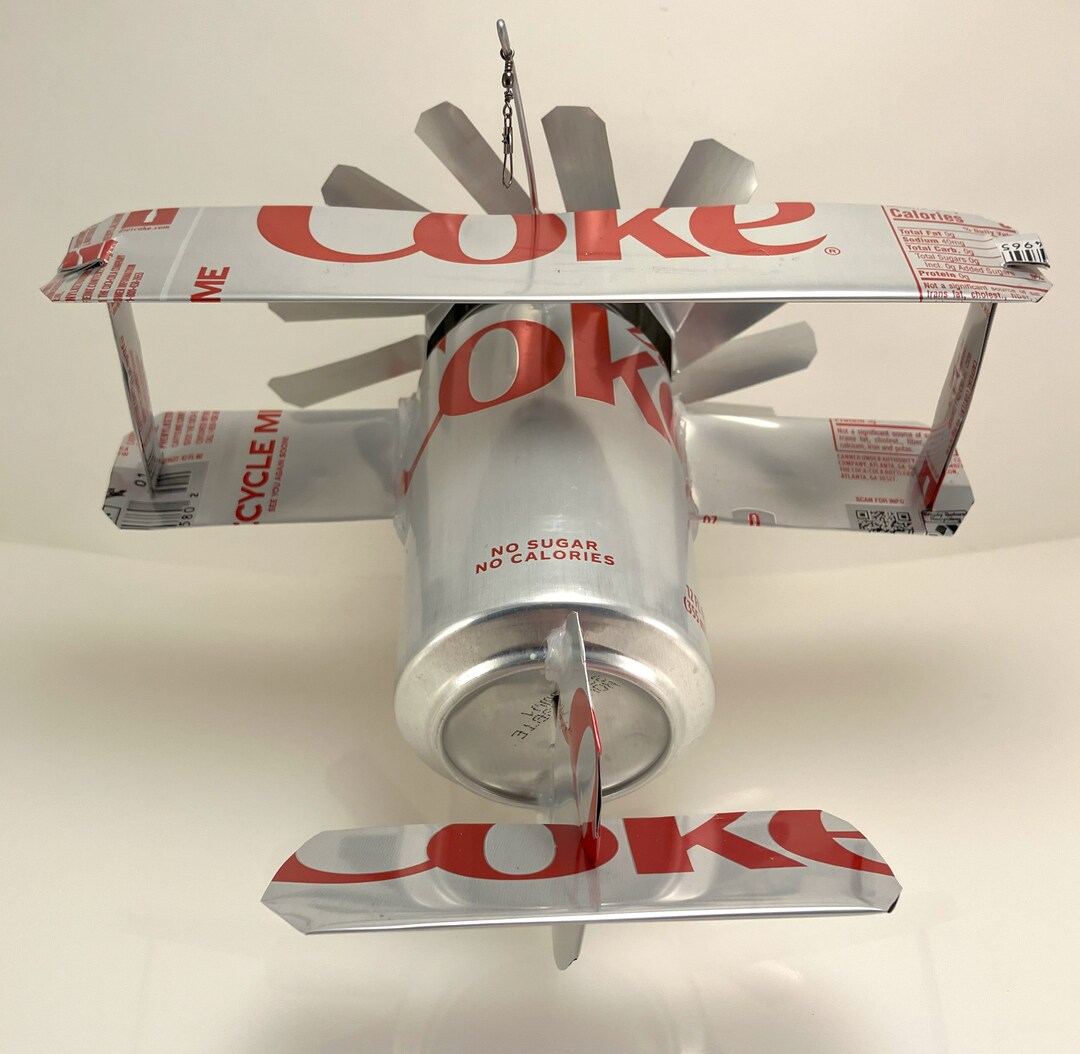 Airplane Whirl-a-gig Made From Diet Coke Cans - Etsy