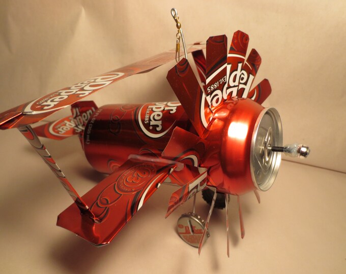 Airplane Wind Chime Made From Dr Pepper Cans - Etsy