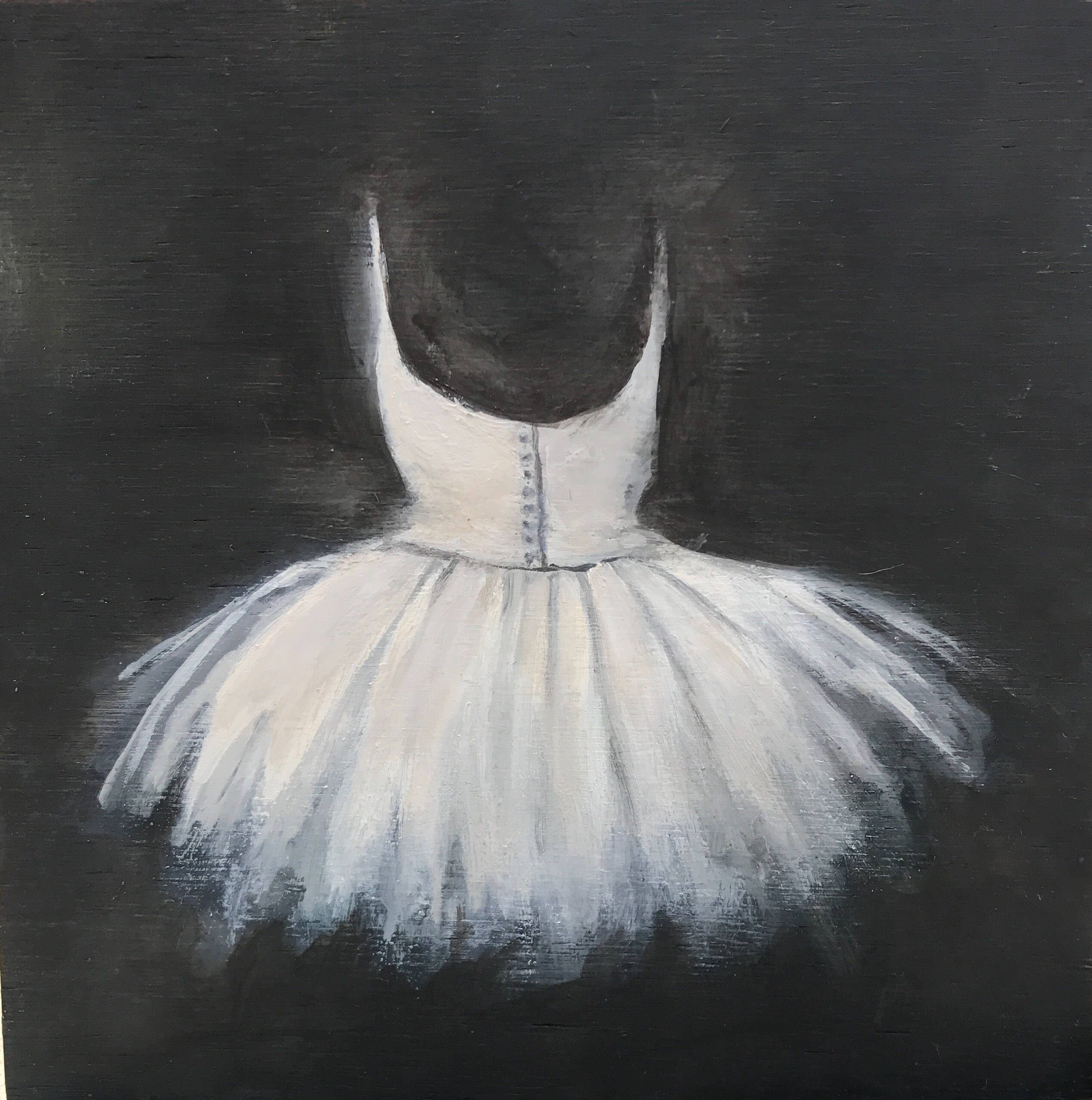 Sold-dress 6x6 Oil Painting - Etsy