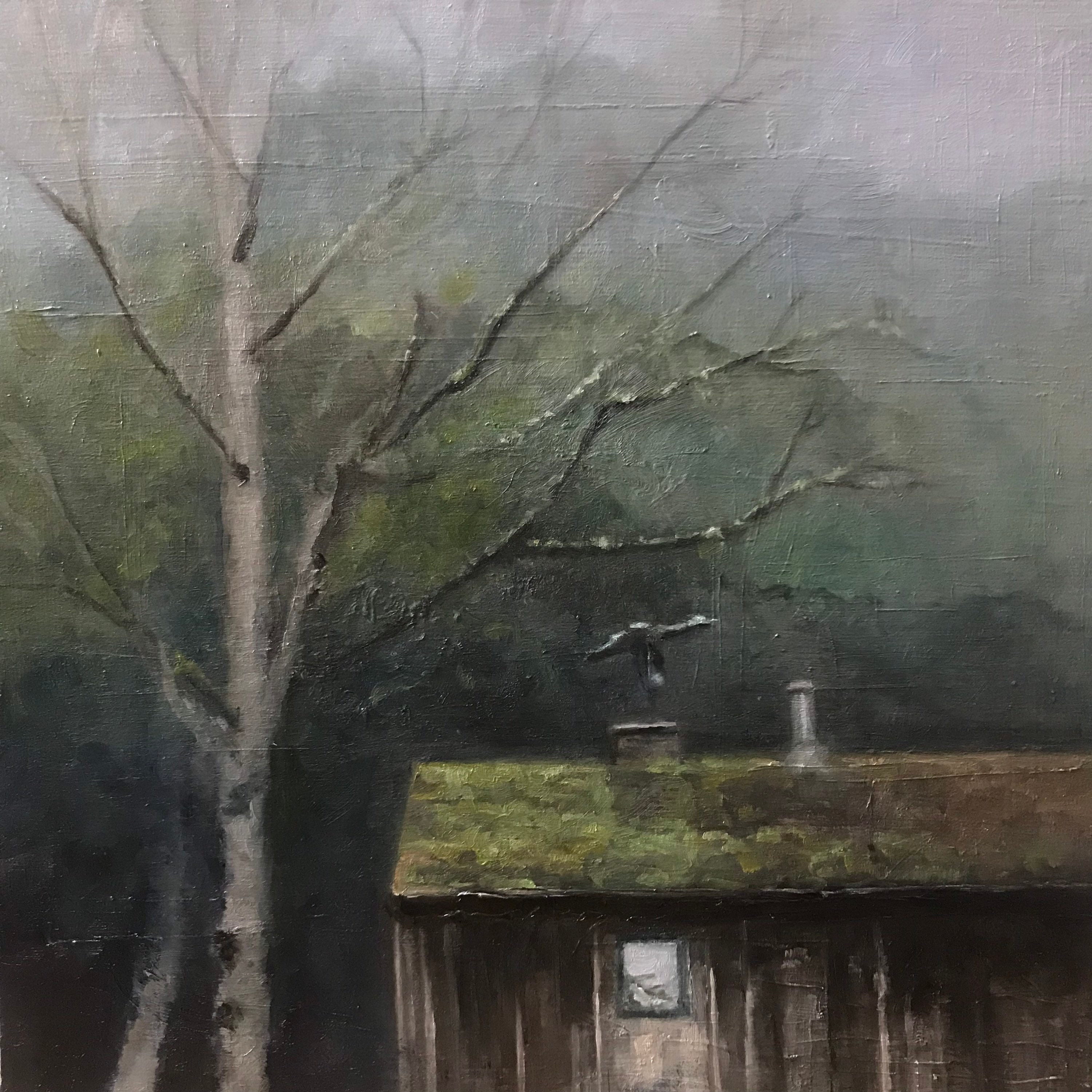 Morning Haze, 10x10 Original Oil Painting - Etsy