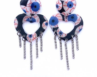 Punk earrings | Etsy