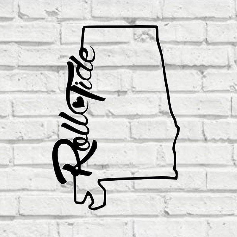 Alabama Decal - Etsy
