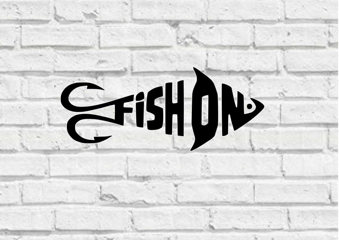 Fish on Decal - Etsy