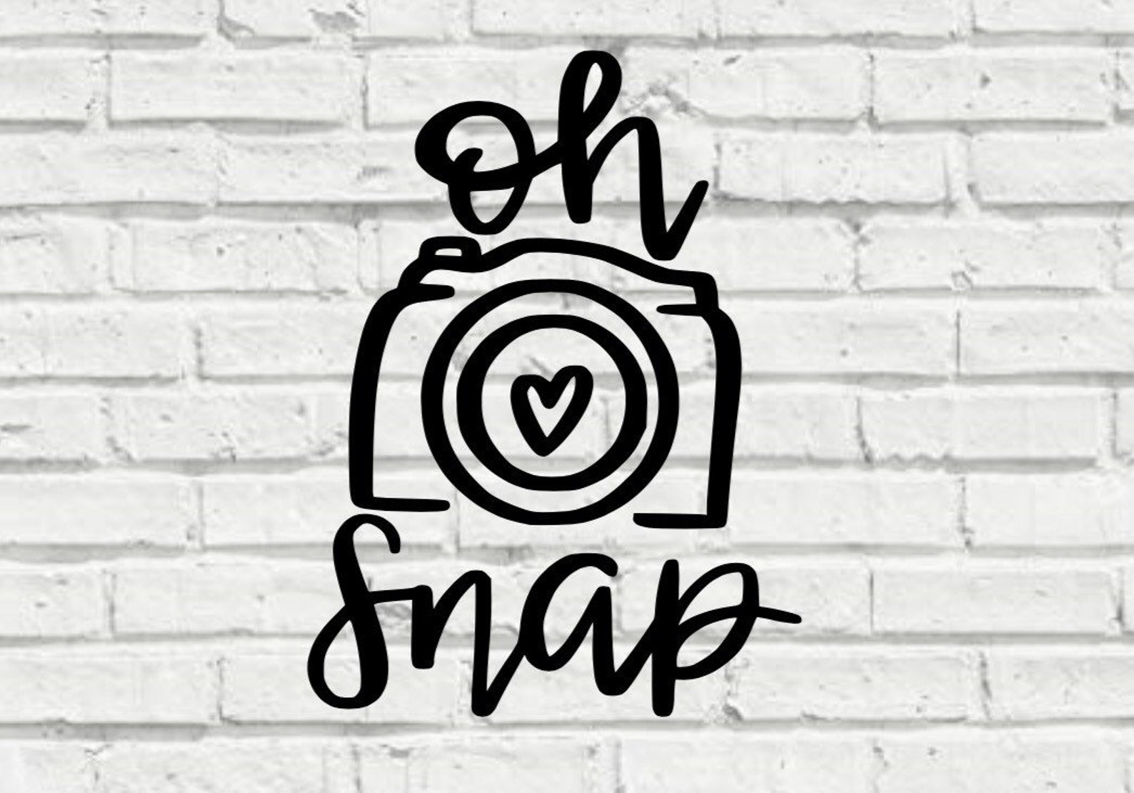 Oh Snap Vinyl Decal - Etsy