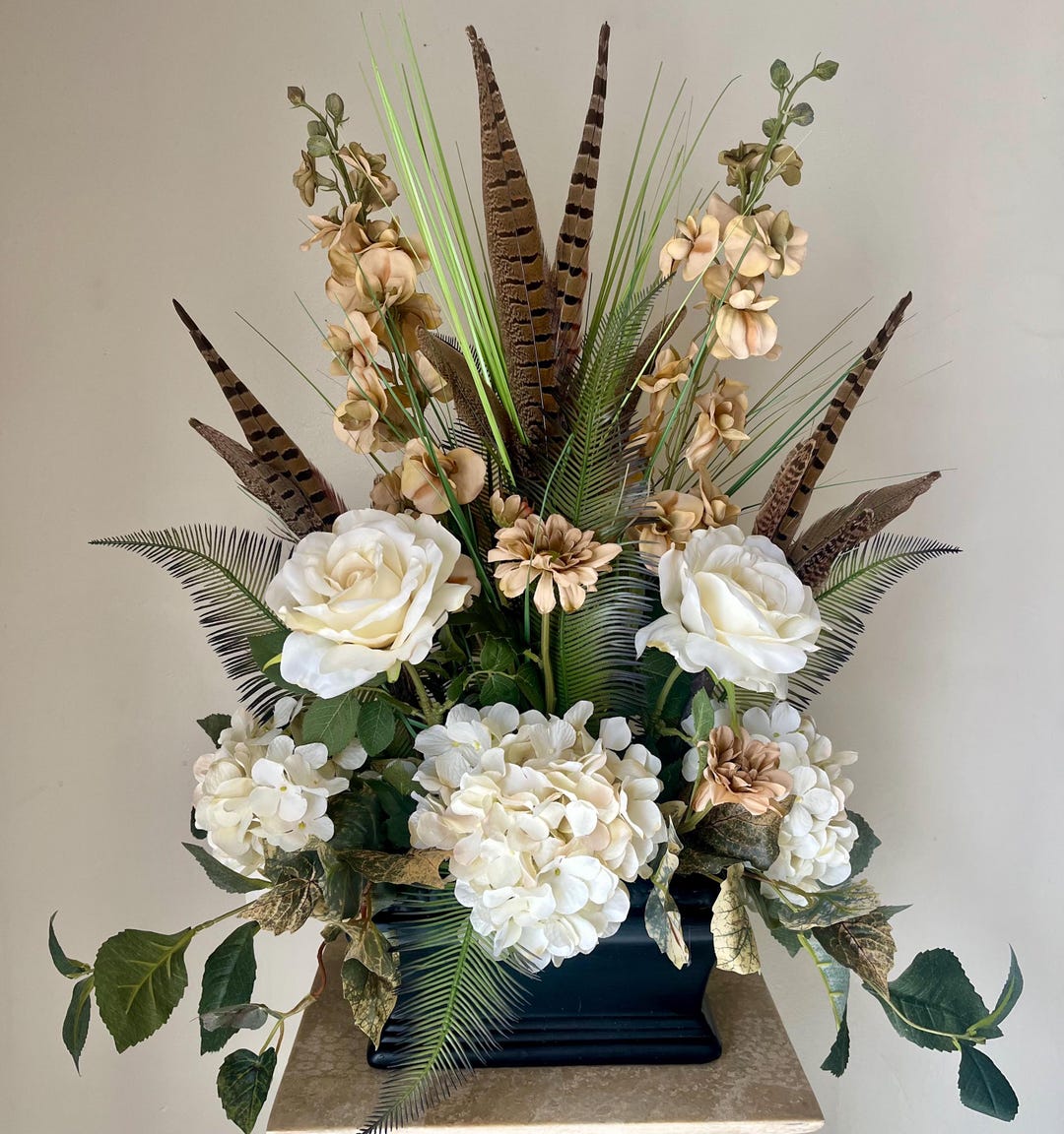 ROMAN BEAUTY (4-sided) Centerpiece - Traditional Tuscan Anytime ...