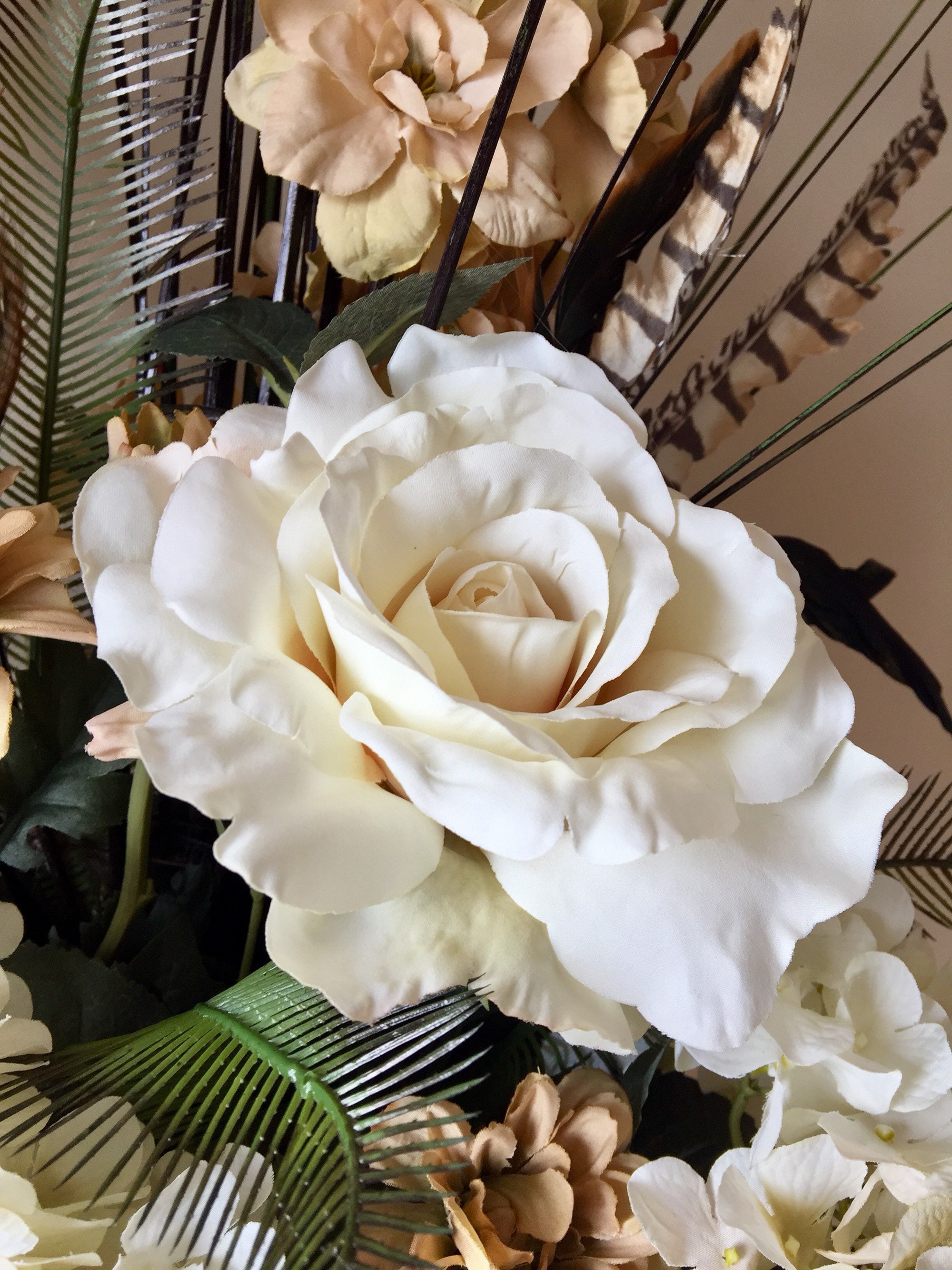 ROMAN BEAUTY - Traditional Tuscan Anytime Decorative Floral Silk ...
