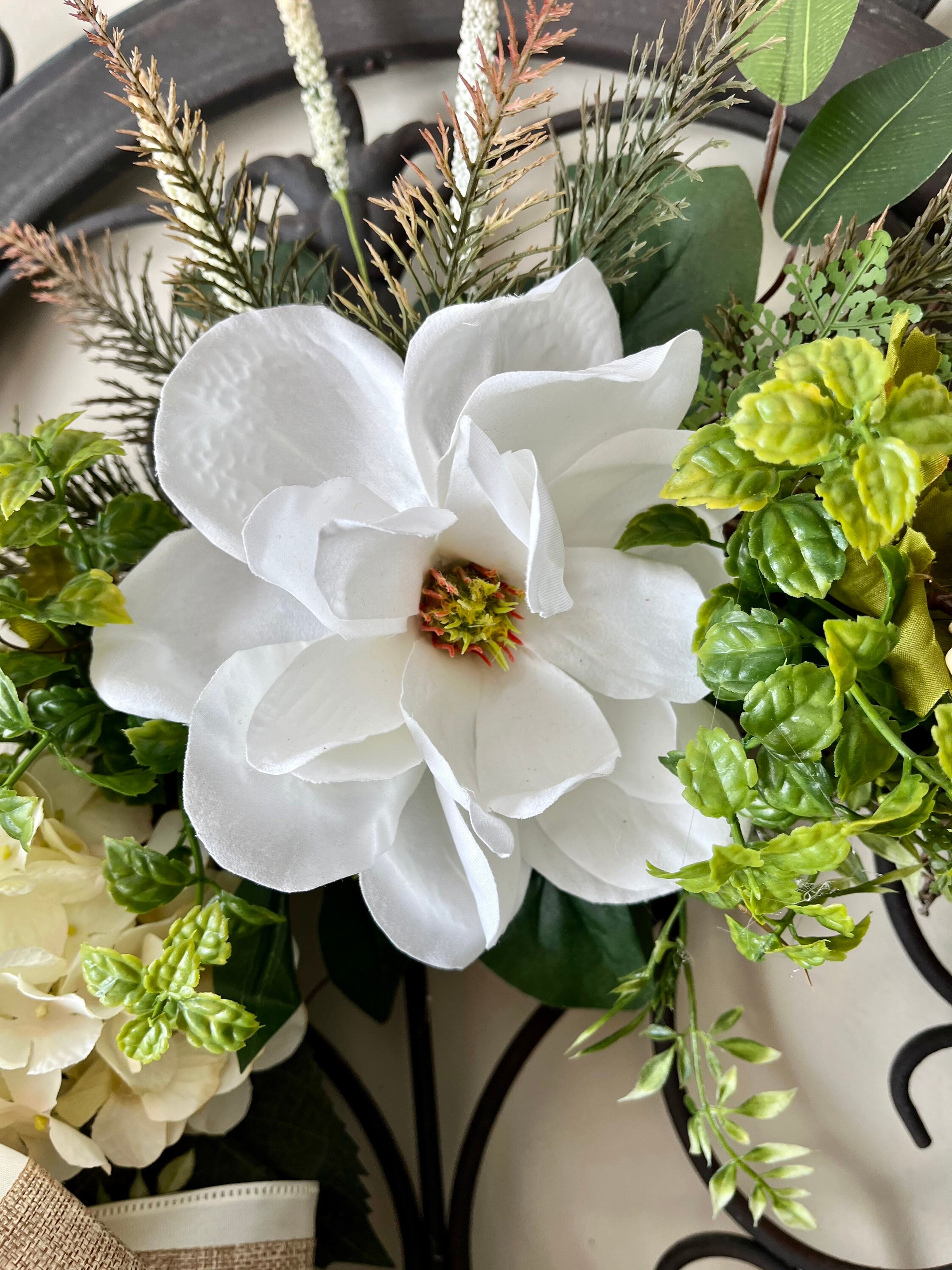MAGNOLIA FARMHOUSE (ivory) - Chic - Shabby - Cottage - Rustic ...