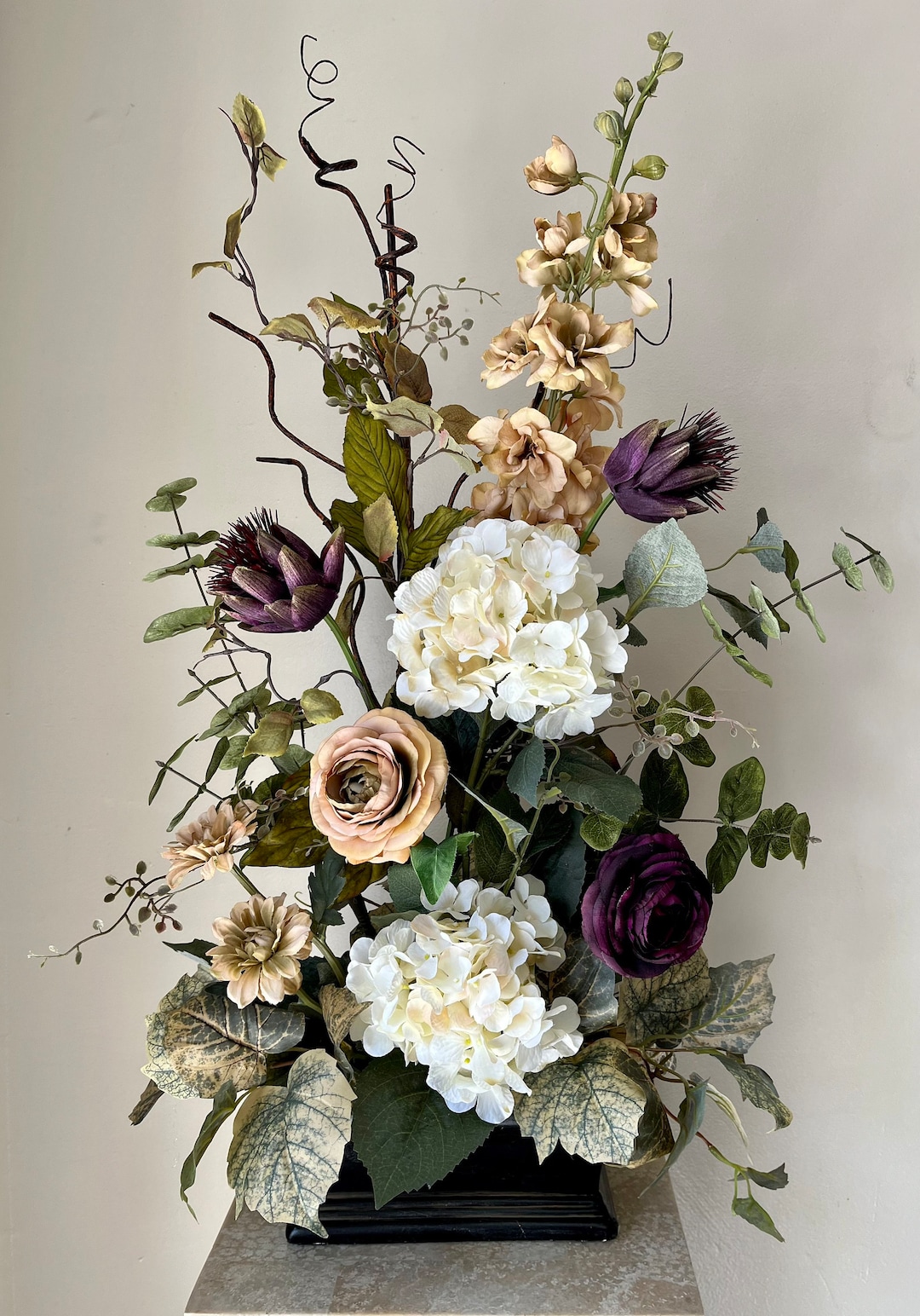 ROMAN BEAUTY (plum - Rectangular Container) - Traditional Tuscan ...