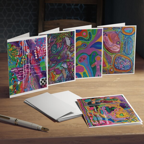 Abstract Greeting Cards - Etsy