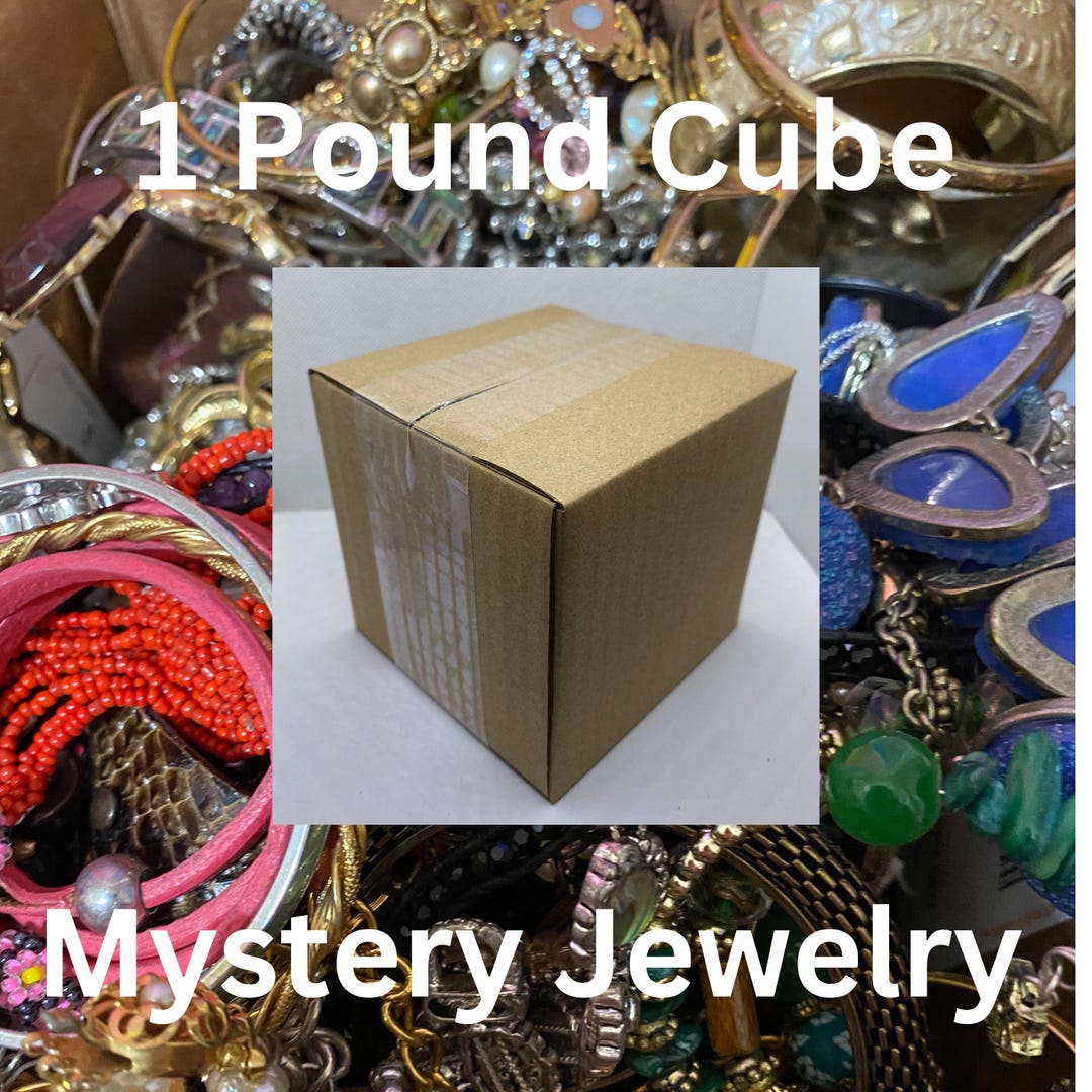 Mystery Jewelry Box Lot 1 Pound Mixed Vintage to Modern All Wearable ...