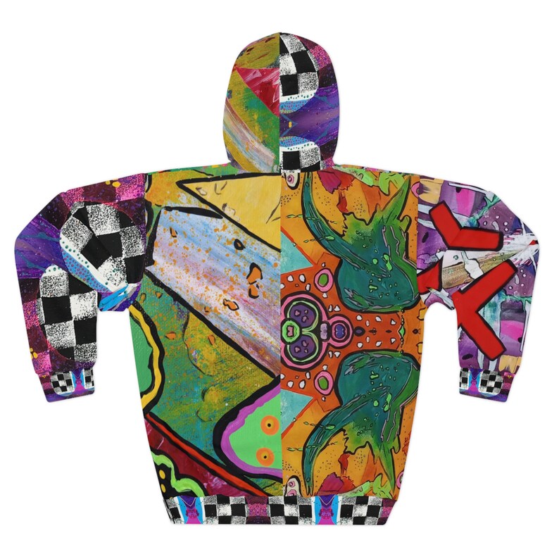 Colorful Abstract Split Design Unisex Pullover Hoodie Mixed - Etsy