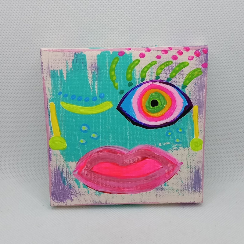 Abstract Face - Etsy