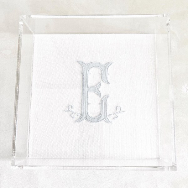 Acrylic Monogram Tray - Etsy