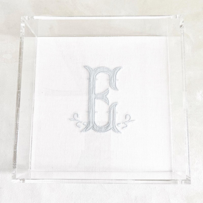 Acrylic Monogram Tray - Etsy