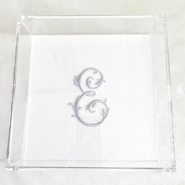 Acrylic Monogram Tray - Etsy