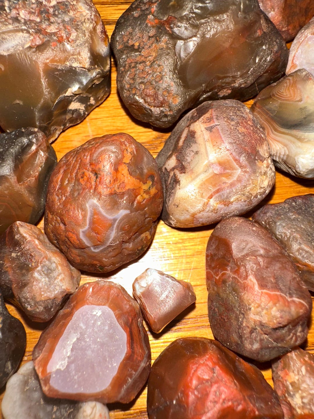 Lake Superior Agates From Minnesota Total 1 Lb. Free Gift Pail - Etsy