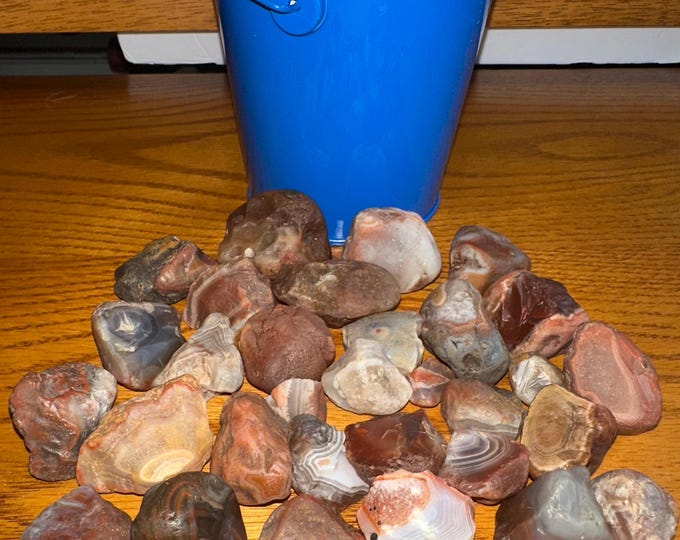 Minnesota's State Gemstone Red Lake Superior Agate Rough Gem .6 Oz. - Etsy