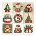 Printable Retro DECEMBER DAILY NUMBERS. Advent Calendar Numbers (2 Inch ...