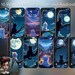10 Cute Night Cat Cartoon Wallpapers for iPhone and Android Smartphones ...
