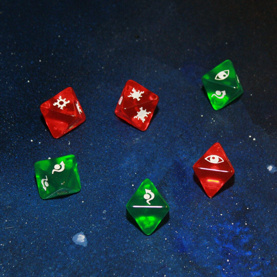 Transparent Starfighter Dice Compatible With the X-wing Miniatures Game ...