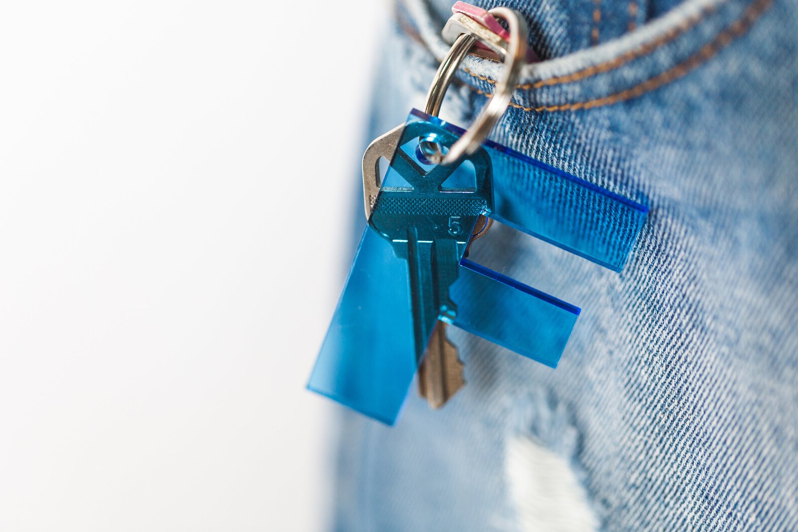 Acrylic Alphabet Keychain Initial Keychain Personalized | Etsy