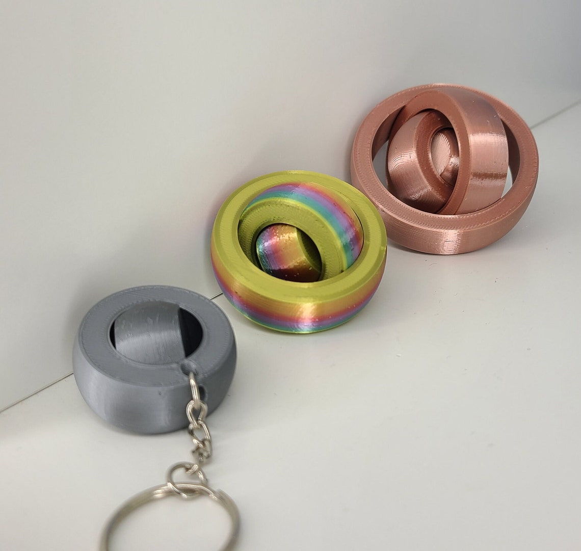 Fidget Toy Gyro STL File – 3D Printer Model, Commercial License - Etsy